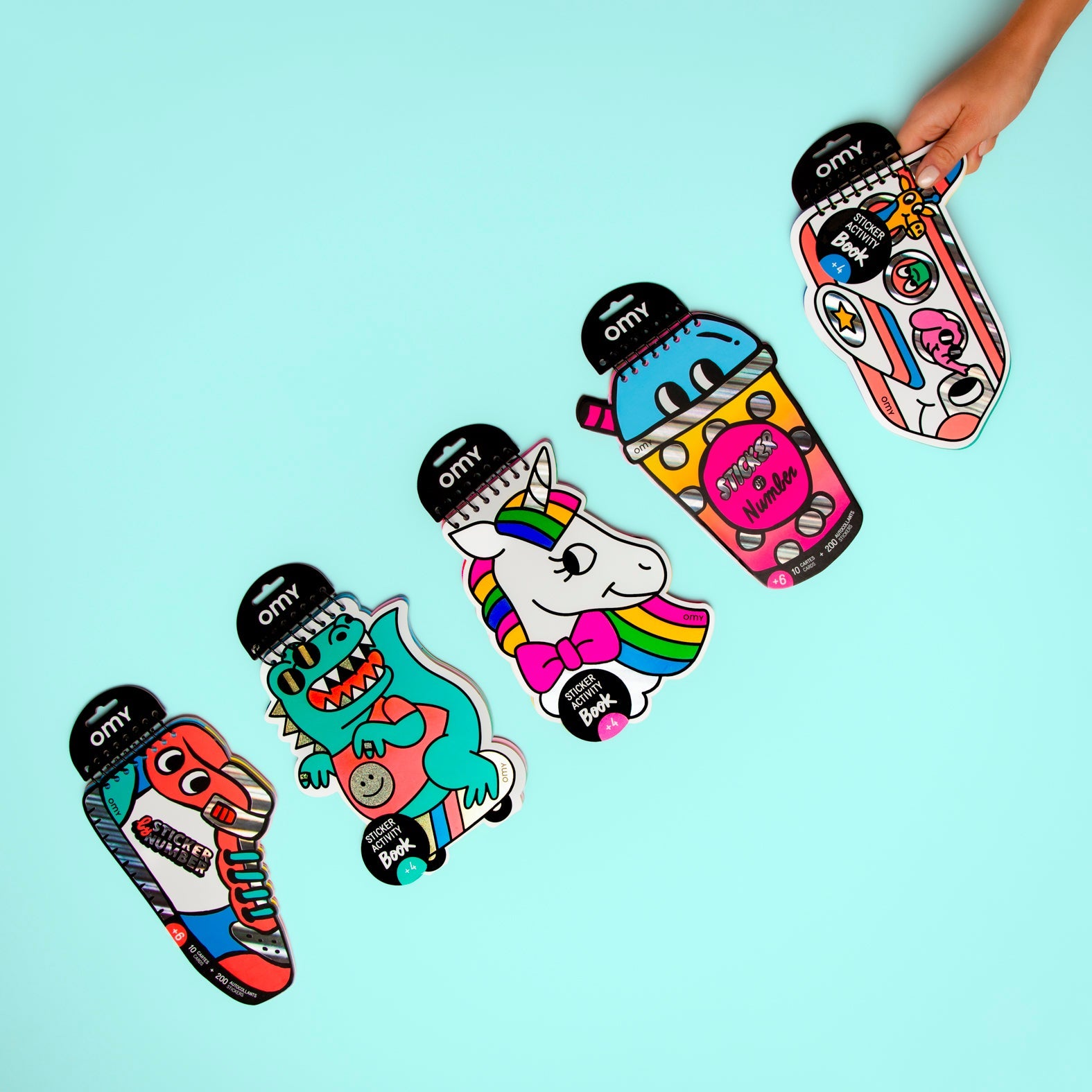 Carnets d'Activités Stickers OMY – Créativité et Fun pour Enfants