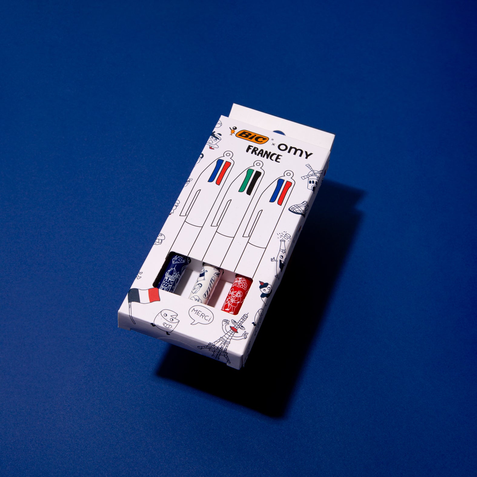 BIC x OMY - Set of 3 France Pens | OMY Maison