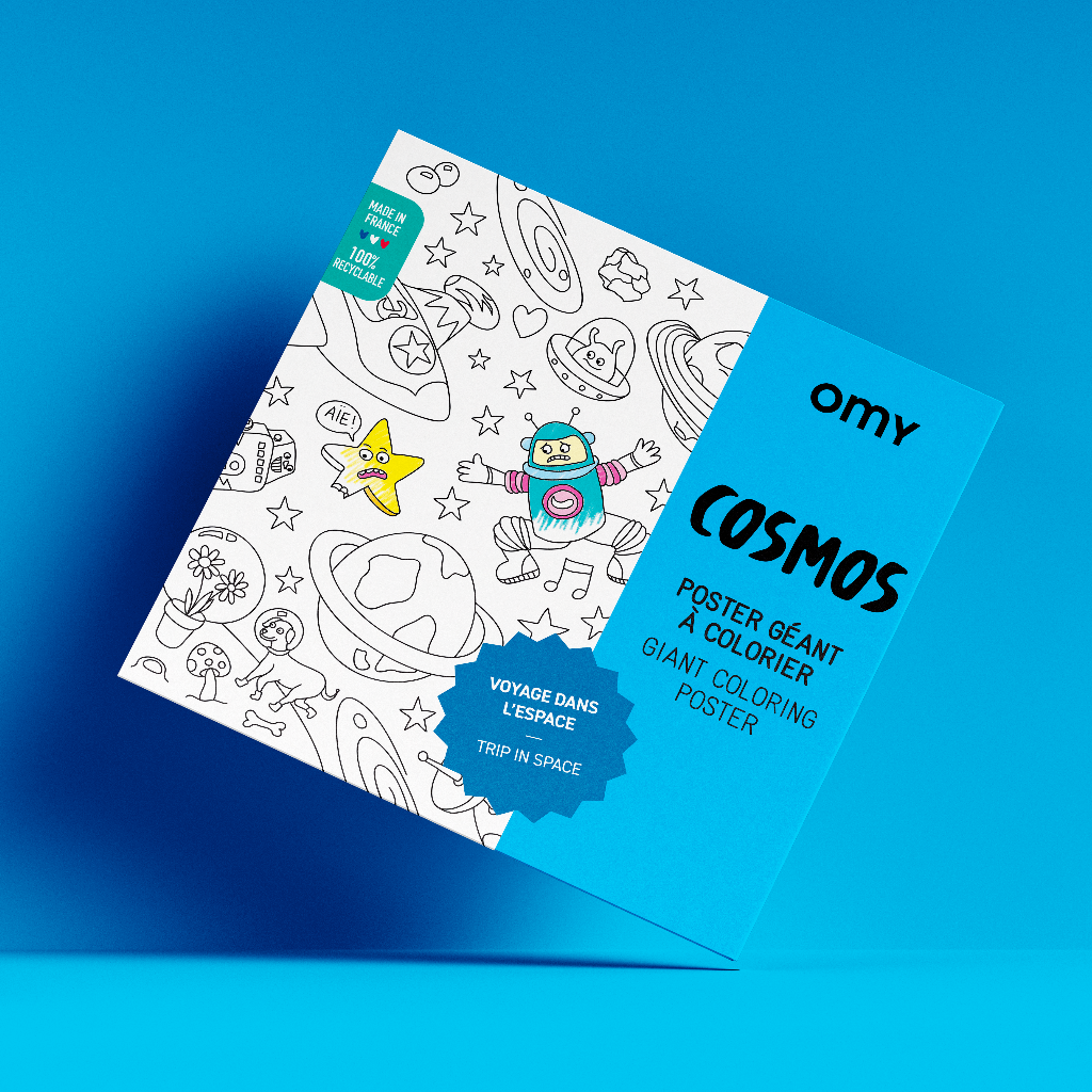 Giant Space Cosmos Coloring Poster – 70x100 cm – OMY